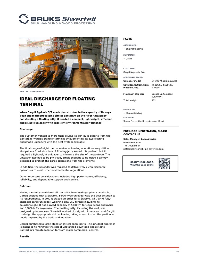 Ideal Discharge For Floating Terminal: Categories | PDF | Ships