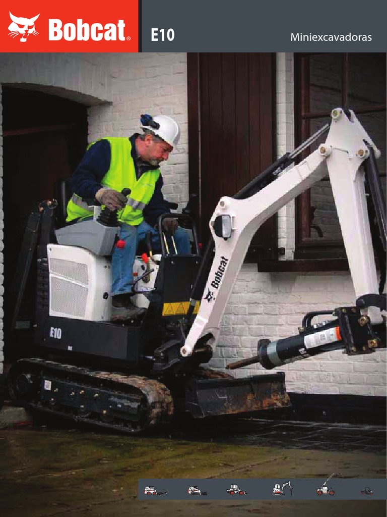 Miniexcavadora Bobcat E10 | PDF | Tecnología de vehículos | Bienes ...