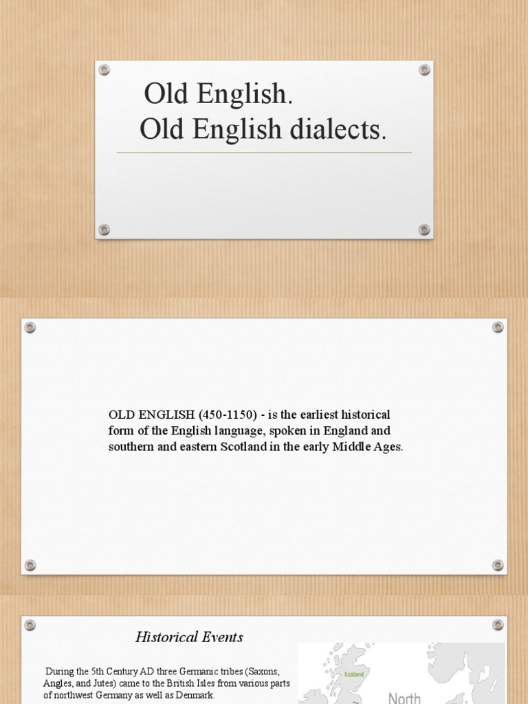 The Development of Old English Dialects: A Linguistic Analysis of the ...