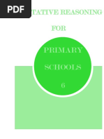 Quantitative Reasoning Book 6: Answer Key | PDF | Mathematics ...