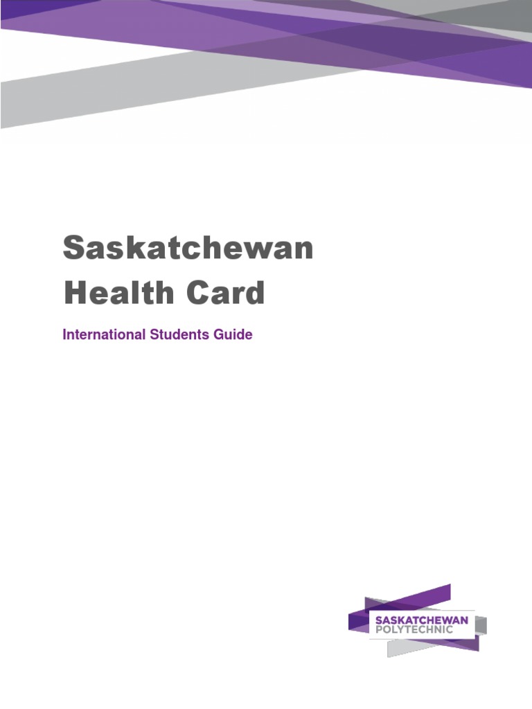 Saskatchewan Health Card for Students | PDF | Health Care | Driver's ...