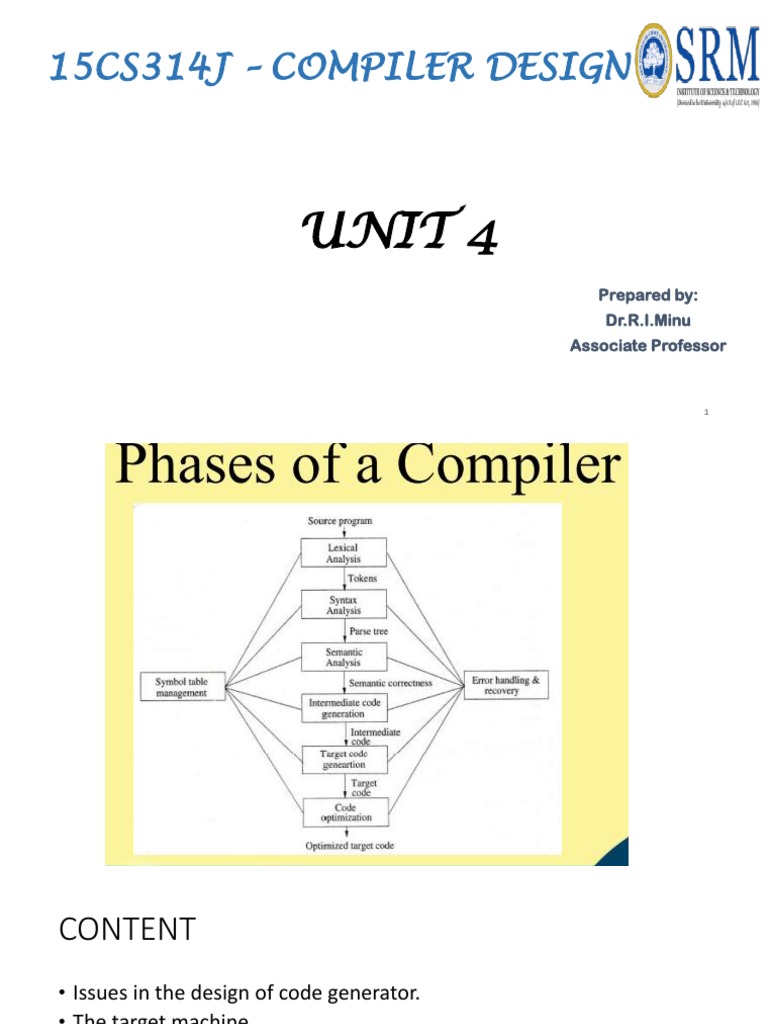15Cs314J - Compiler Design: Unit 4 | PDF | Java Virtual Machine ... 15Cs314J - Compiler Design: Unit 4 | PDF | Java Virtual Machine ...