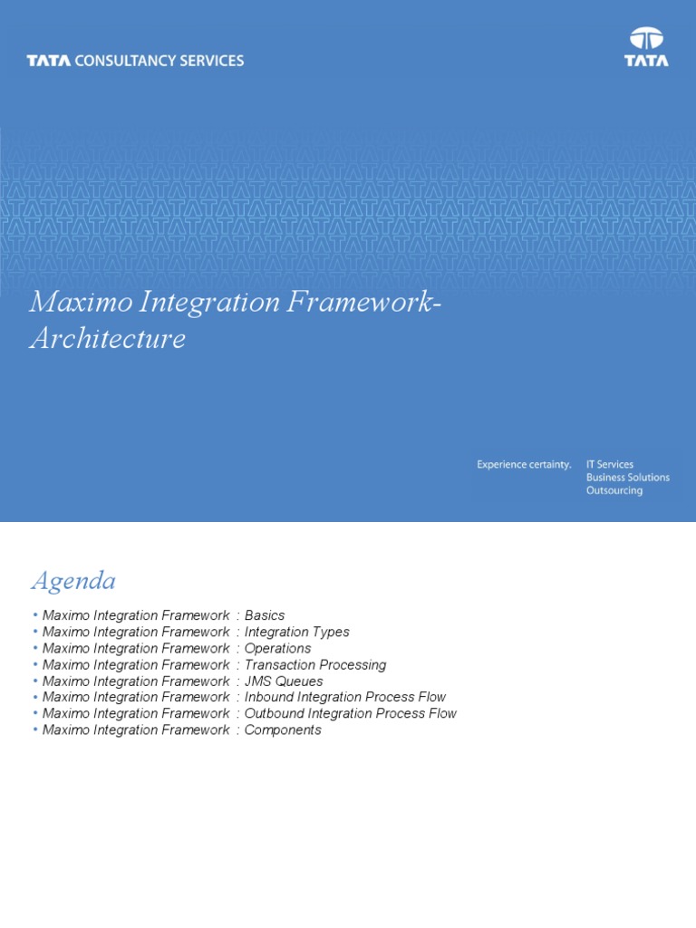 Maximo Integration Framework Architecture1 0 | PDF | Concurrent ...