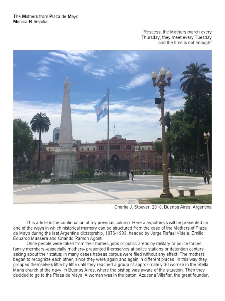 Mothers of Plaza de Mayo: A Fight for Justice | PDF | Government ...