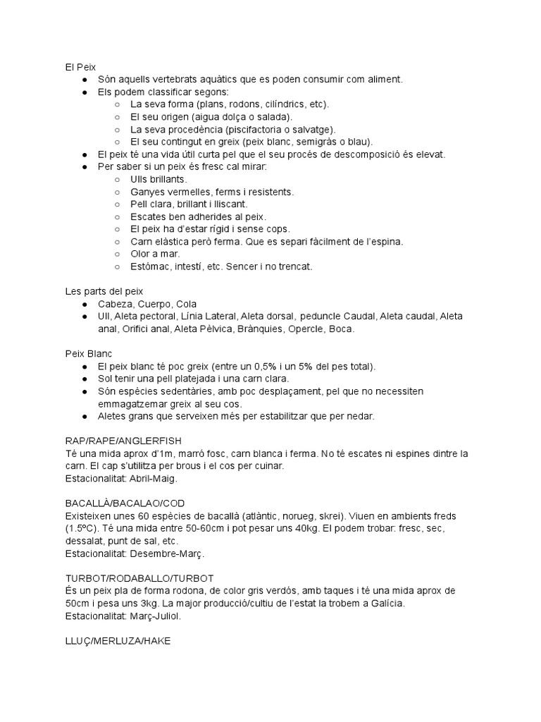 El Peix | PDF