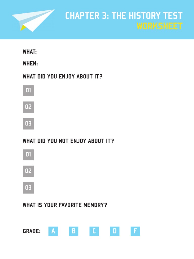 CH 3 - History Test Printable Worksheet | PDF