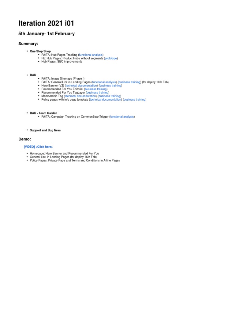 Delta Iterations 2021 - I01 To I04 | PDF | Hypertext | Computing