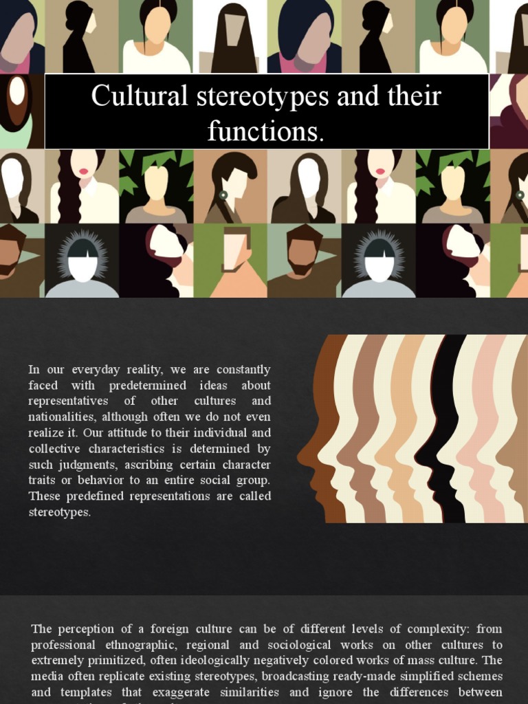 Cultural Stereotypes and Their Functions | PDF | Stereotypes | Perception