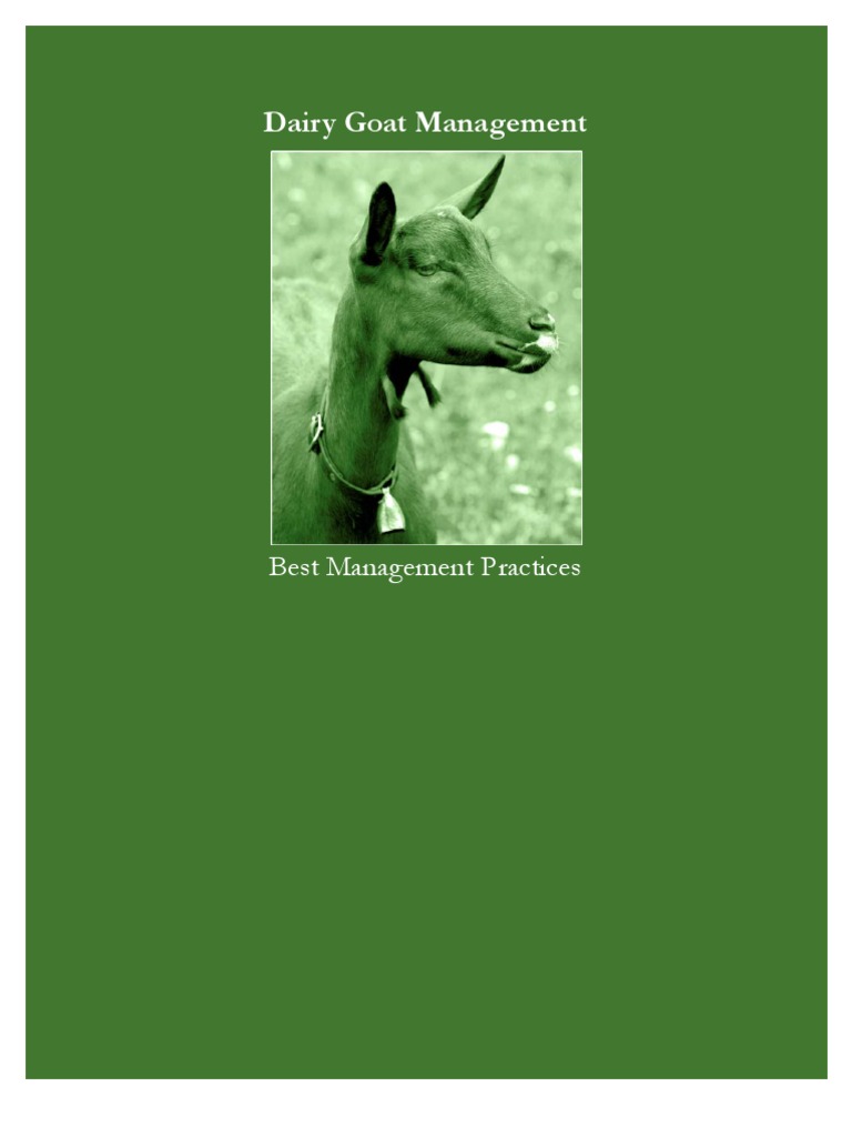 Best Practices for Dairy Goat Management | PDF | Goat | Heritability