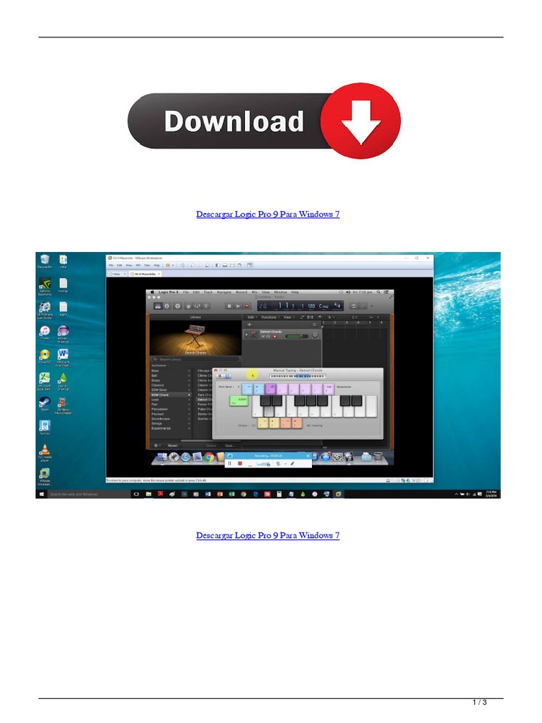 Descargar Logic Pro 9 para Windows 7 | PDF | Windows 7 | Microsoft Windows