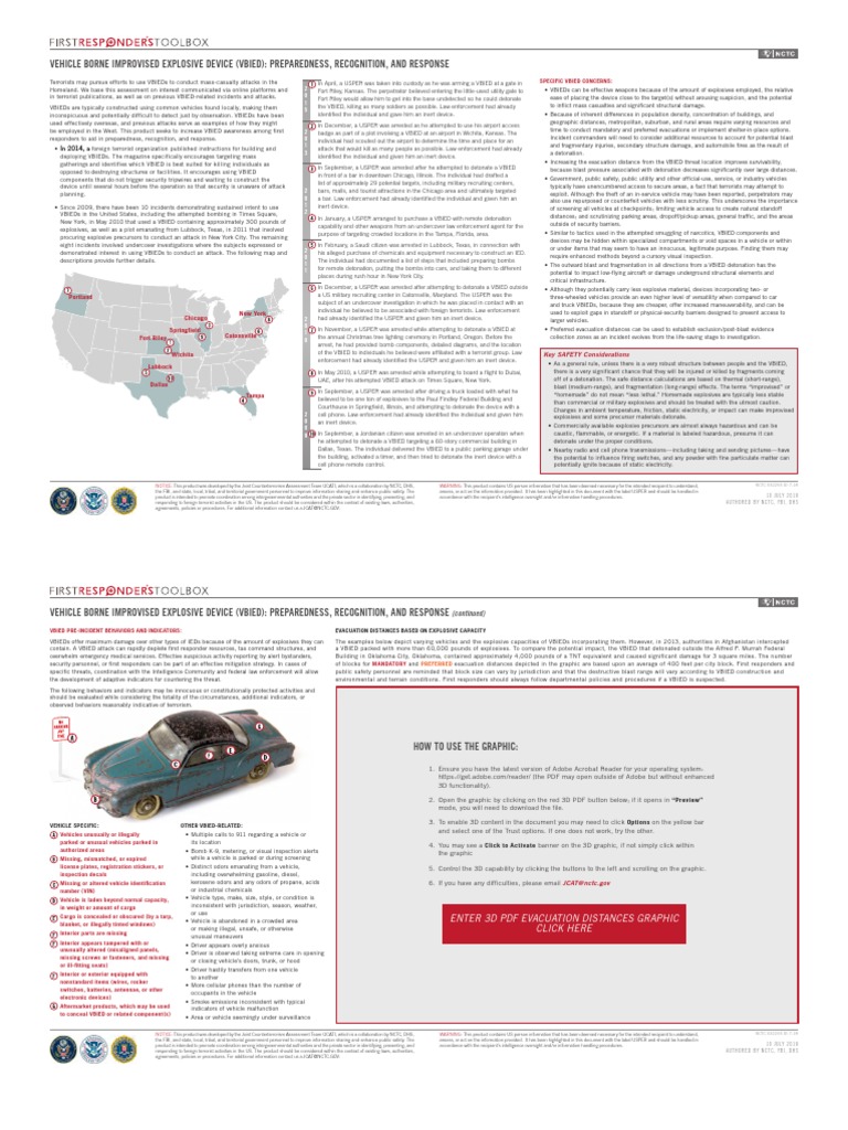 VBIED Preparedness Recognition Response ONLINE Version | PDF ...