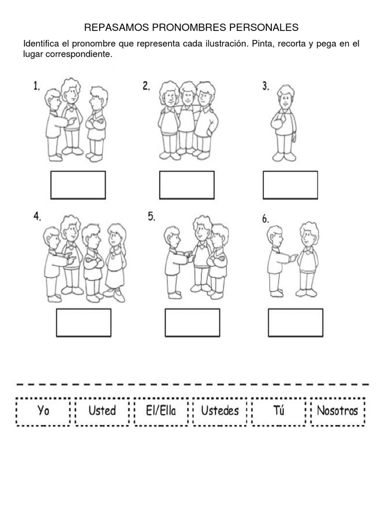 Repasamos Pronombres Personales | PDF