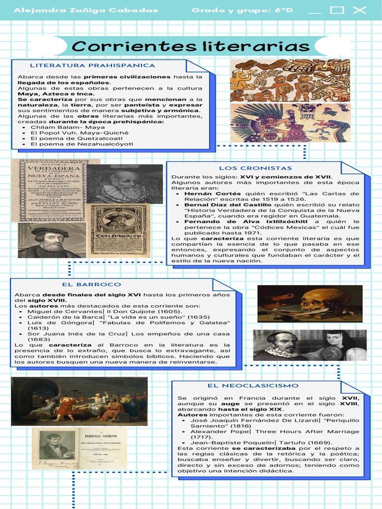 Corrientes Literarias | PDF | Realismo literario