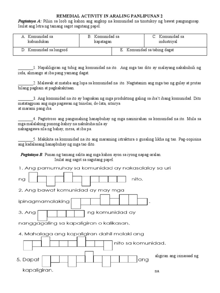 REMEDIAL-grade 2 MTB Esp Arpan Mapeh | PDF
