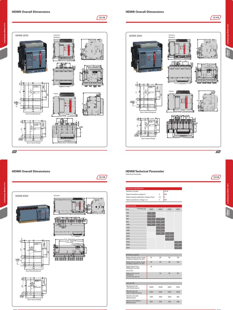 HDW6 Overall Dimensions HDW6 Overall Dimensions | PDF | Power ...