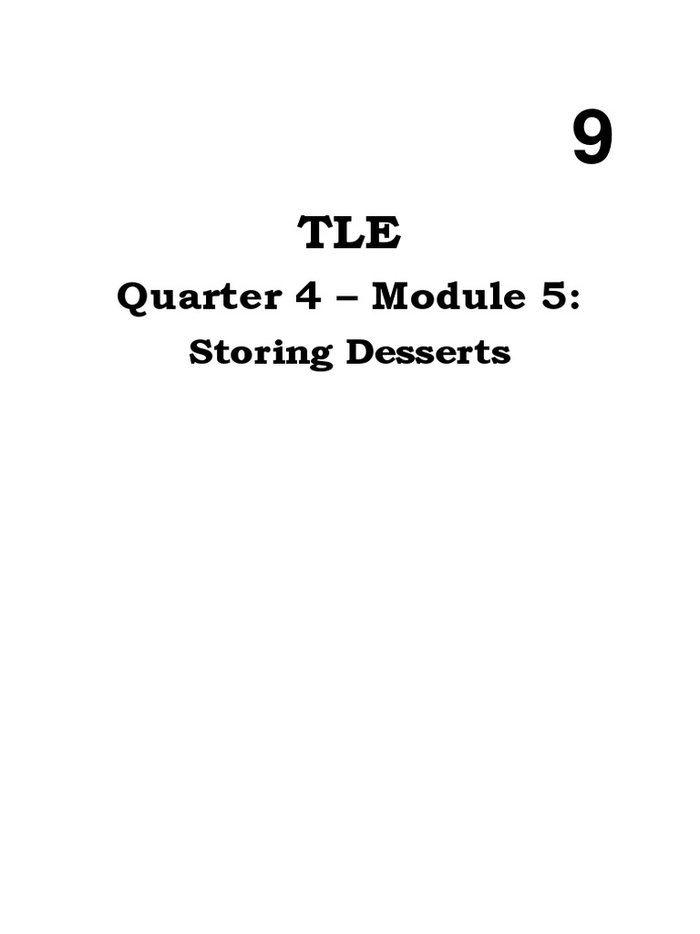 Dessert Storage Techniques Guide | PDF | Refrigerator | Egg As Food