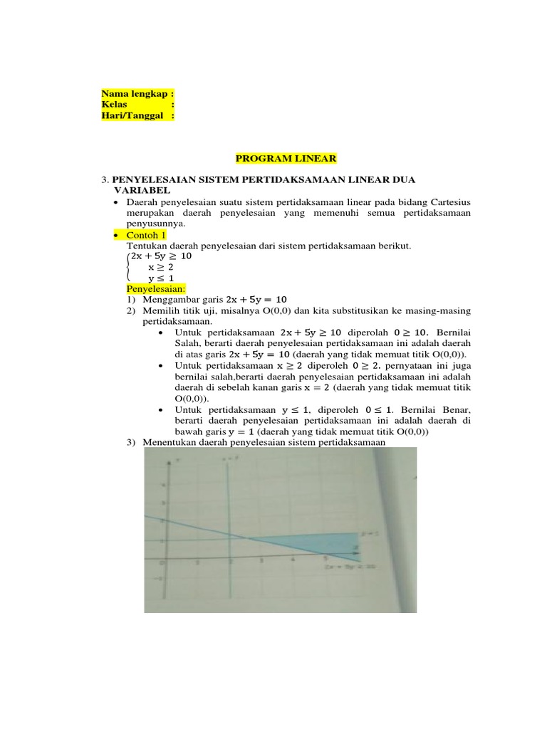 Program Linear 2-Dikonversi | PDF | Metode & Bahan Ajar