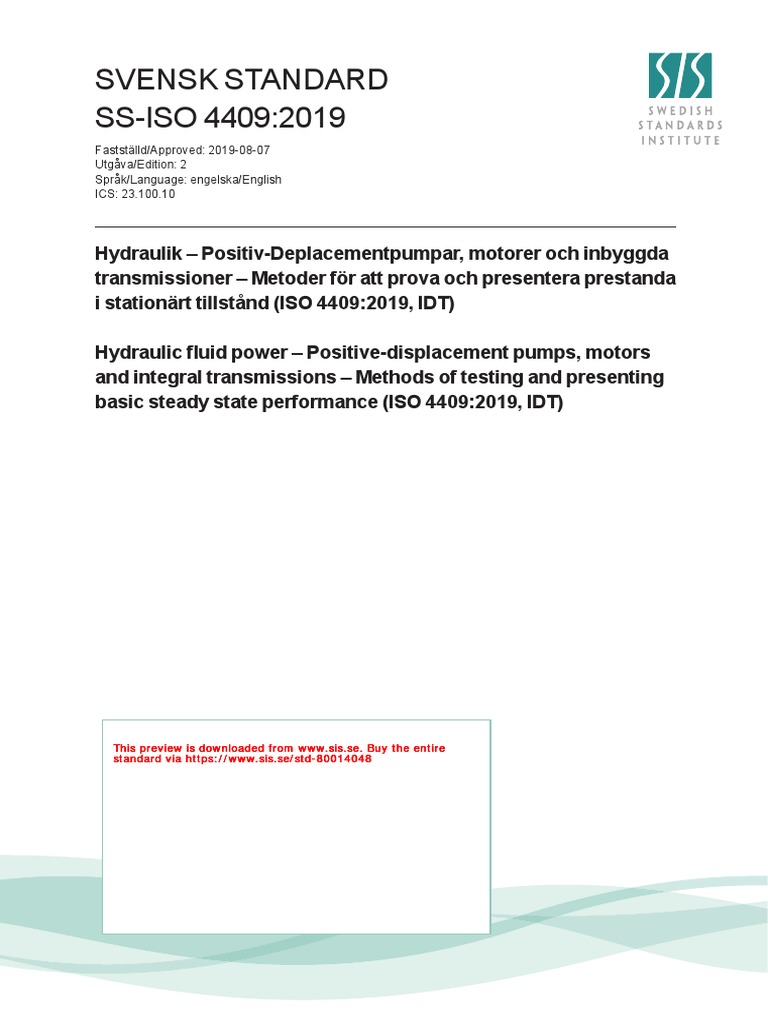 SS Iso 4409 2019 en PDF | PDF