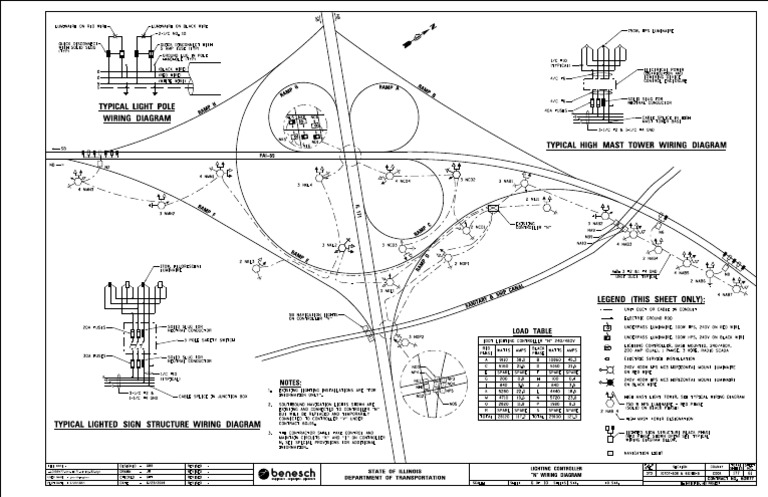 Wiring Diagram for Street Lighting System Showing Electrical ...