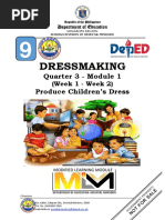 Dressmaking - Curriculum Guide PDF | PDF | Sewing | Seam (Sewing)