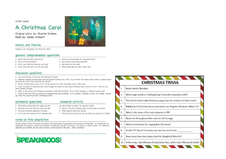 A Christmas Carol Movie Questions | PDF