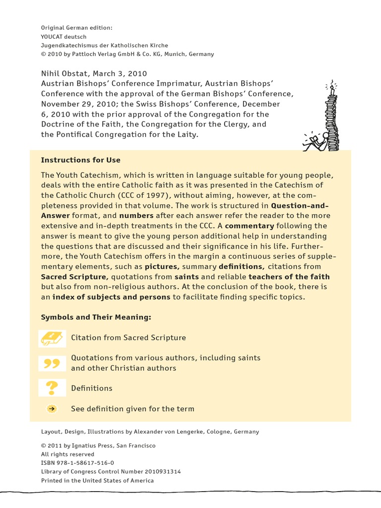YOUCAT Book Pages Preview Eng | PDF | Sacraments | Catholic Church