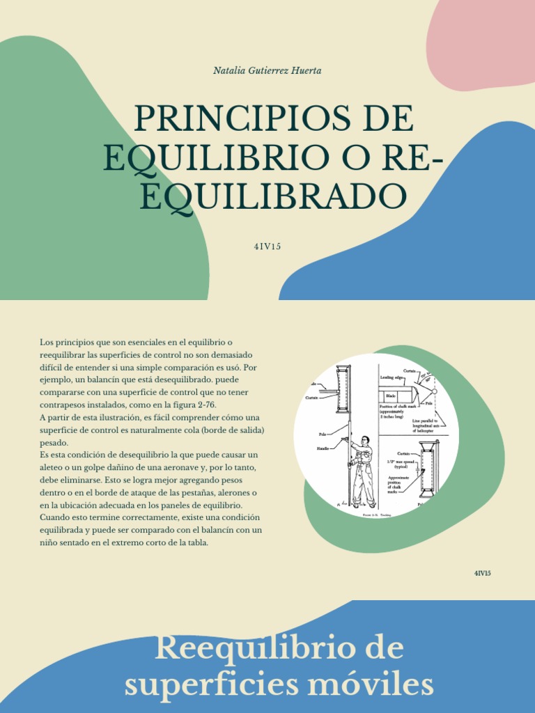 Principios de Equilibrio o Re-Equilibrado | PDF | Aeronave