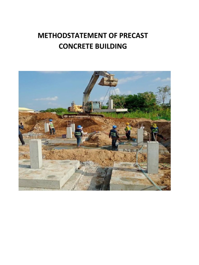 Method Statement of Precast Concrte Structure in Construction Industry ...