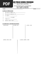 Math Worksheet Class 1 (Addition Up To 10) | PDF | Teaching Mathematics ...