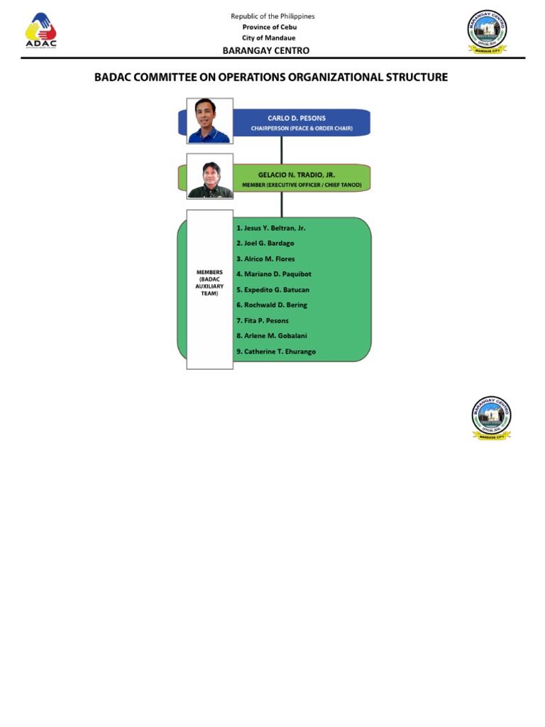 BADAC Auxiliary Team Members List | PDF