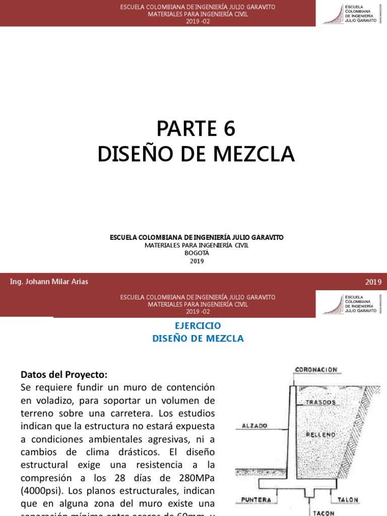 Diseño de Mezclas 2 | PDF | Hormigón | Cemento