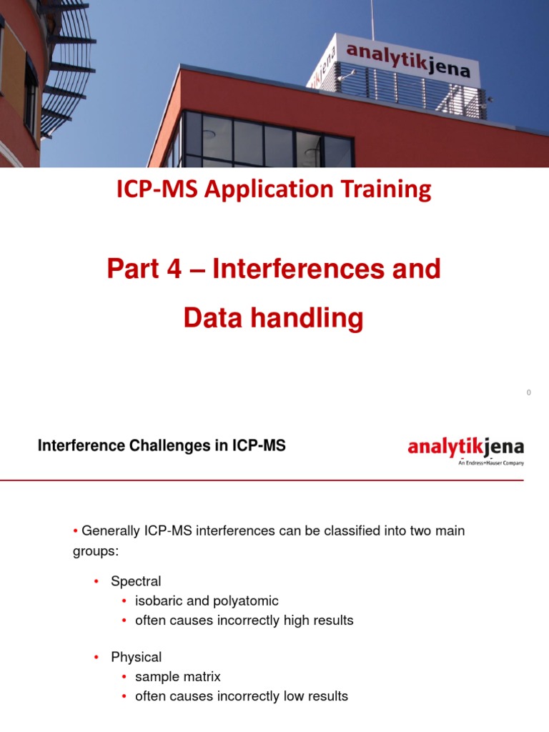ICP-MS Chapter 4 Interferences Substances | PDF | Isotope | Stable ...