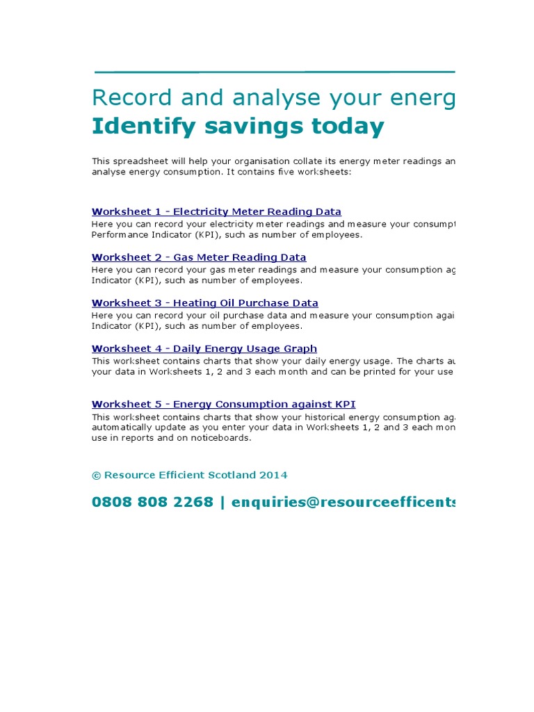 Energy Usage Tracking Spreadsheet (Required For Q3) | PDF | Worksheet ...