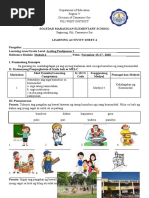 Esp Activity Sheet Grade 2 | PDF
