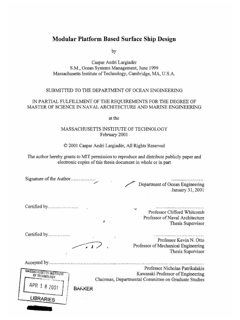 Naval Modular Design Methodology | PDF | Modularity | Ships