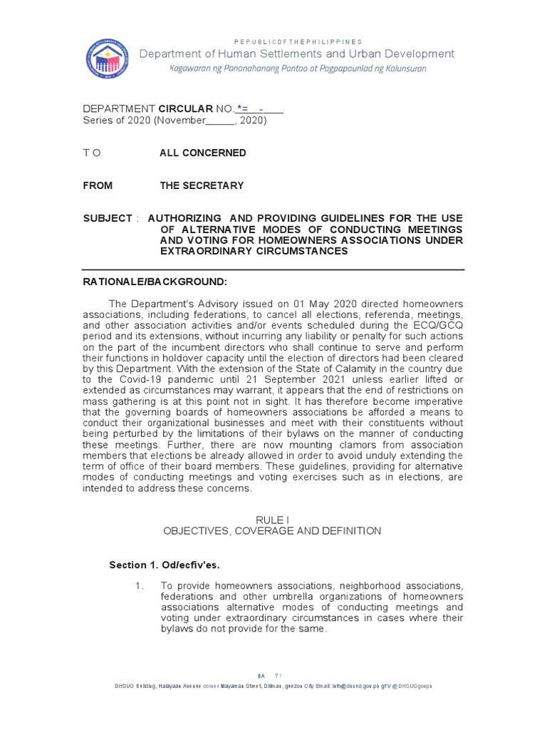 Department Circular No.2020-003 | PDF | Radio | Government