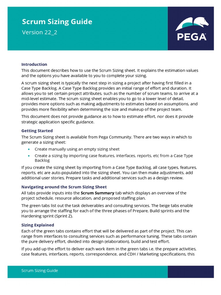Scrum Sizing Guide For V22 - 2 - v2 | PDF | Scrum (Software Development ...