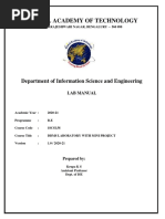 Advanced - Java - Lab Manual (Updated) 31.05.2022 | PDF | Method ...