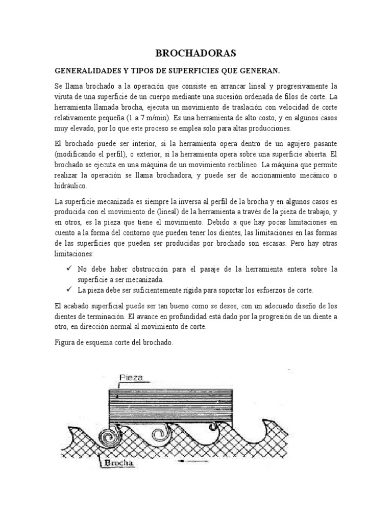 BROCHADORAS | PDF | Herramientas | Tornillo