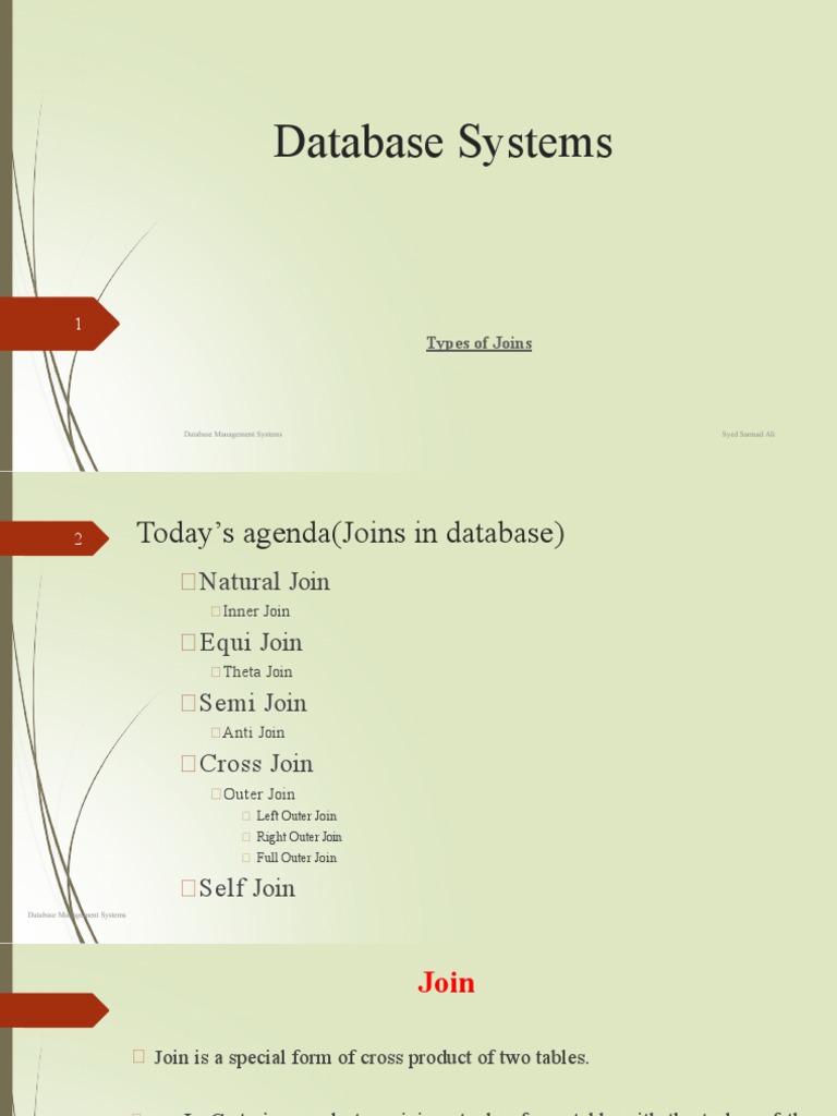 Types of Joins in DBMS Explained | PDF | Data Management | Databases