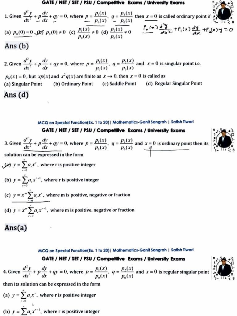 Special Function M4 | PDF | Equations | Algebra