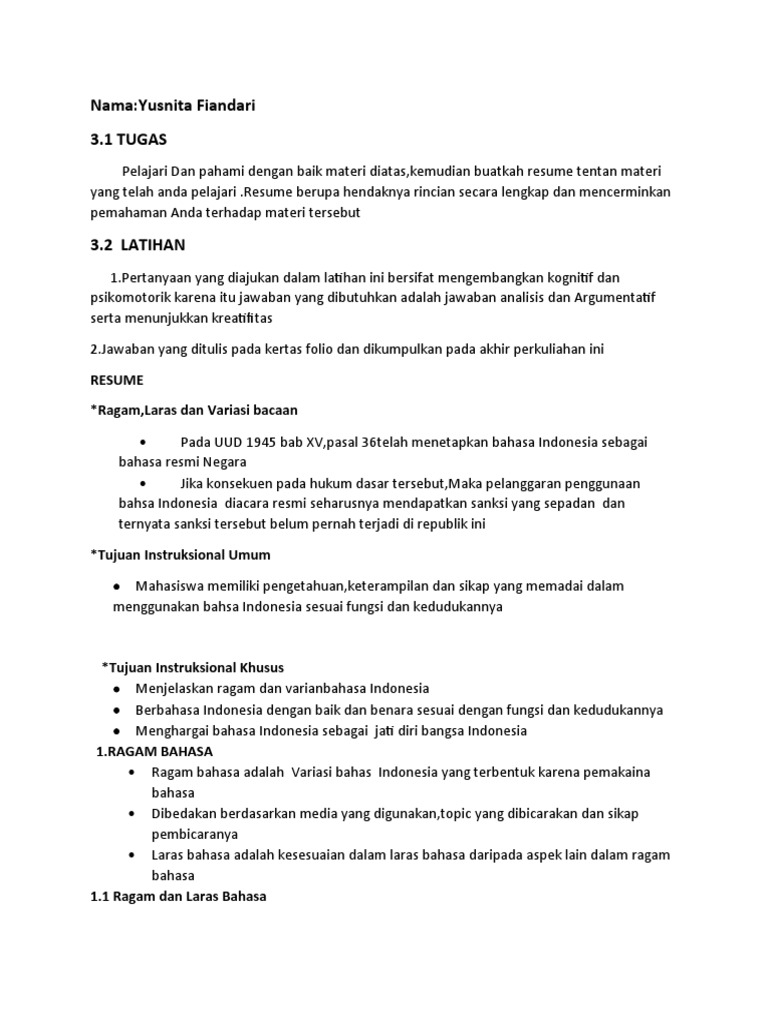 Modul 2 Tugas Bindo | PDF