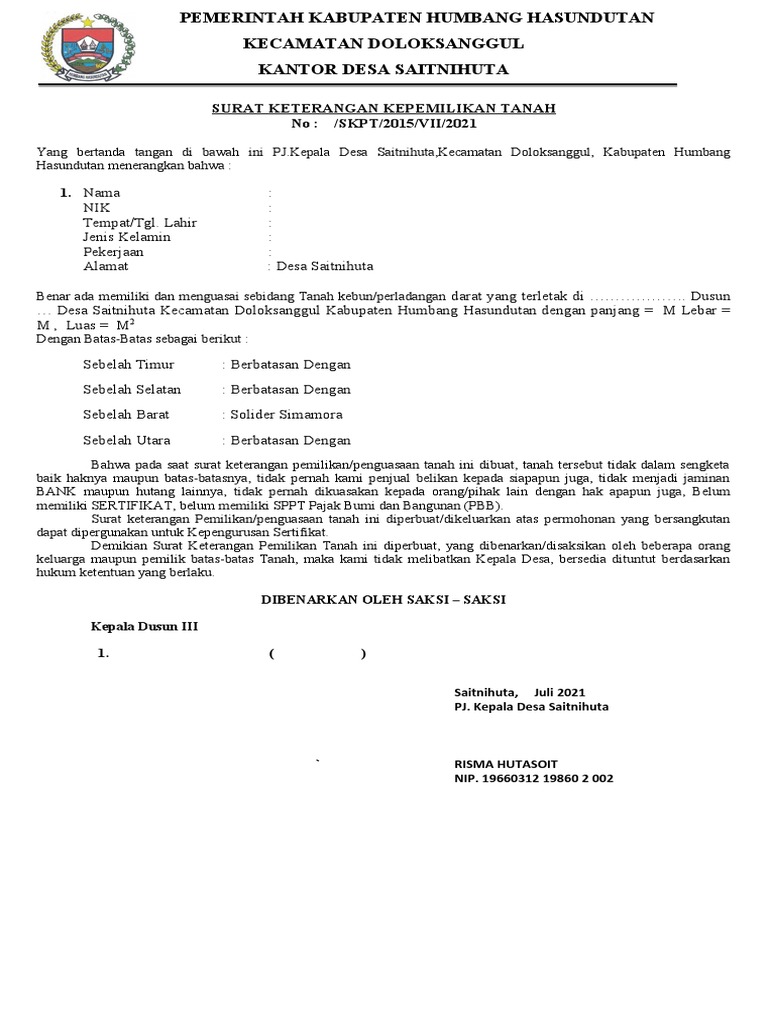 Format SKPT Benar | PDF