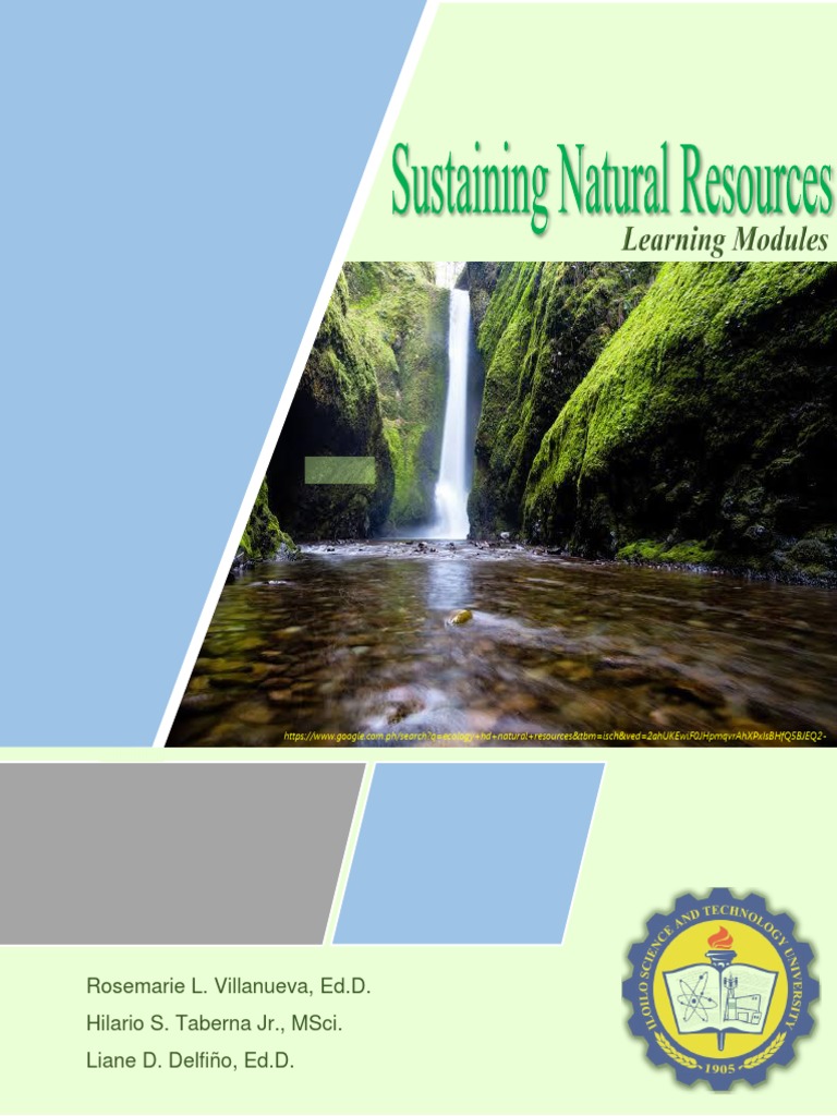 Sustaining Natural Resources | PDF | Resource | Sustainability