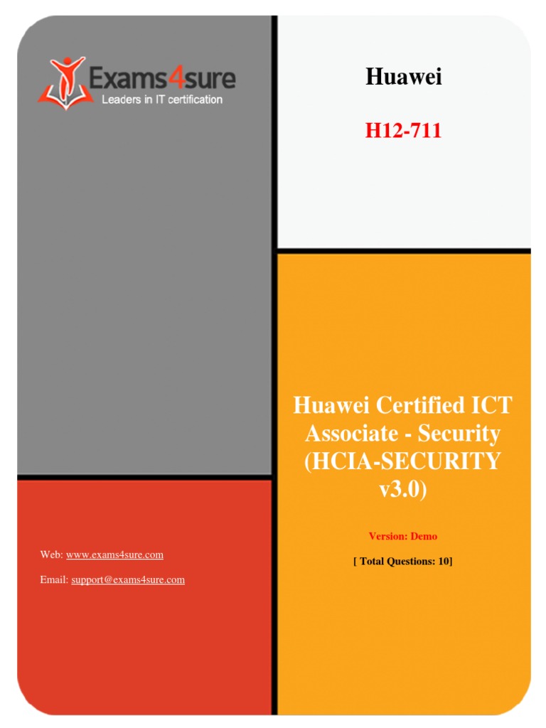 Huawei: Huawei Certified ICT Associate - Security (Hcia-Security v3.0 ...