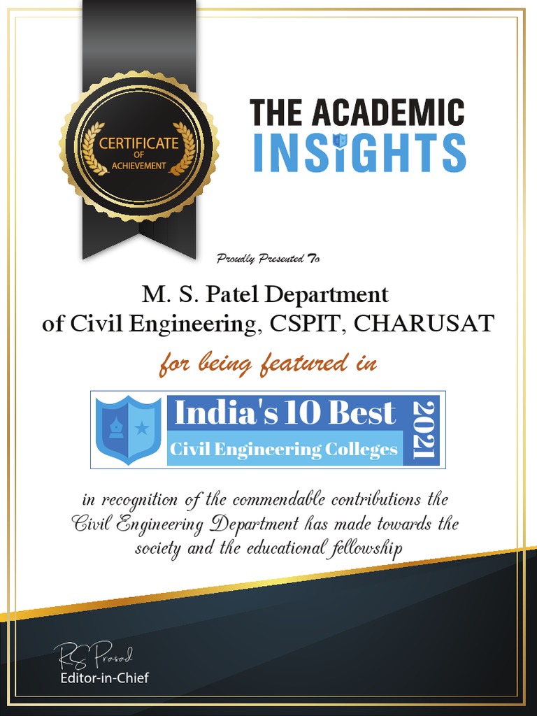 Top 10 Best Civil Engineering College in INDIA | PDF | Academia ...