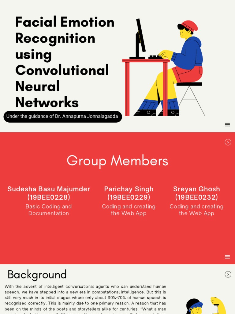 Facial Emotion Recognition Using Convolutional Neural Networks | PDF | Deep Learning ...