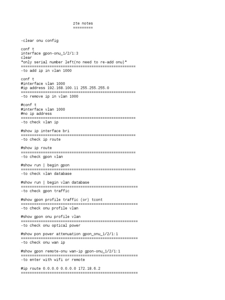 ZTE Notes | PDF | Internet Protocols | Internet Standards