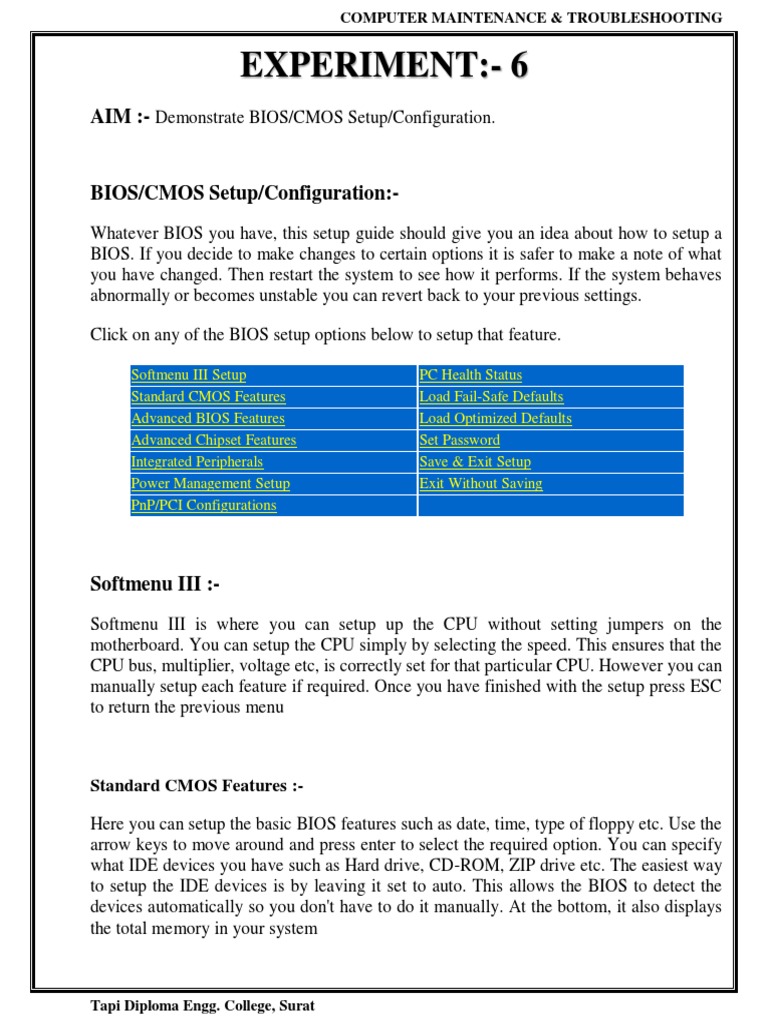 BIOS Setup Guide | PDF | Booting | Bios