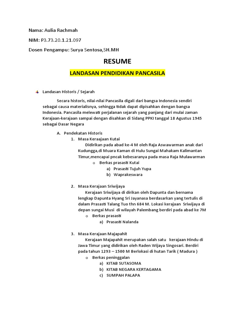 Resume 1 | PDF